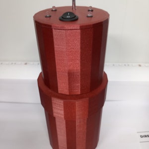 Glitter RED Emf Pod for Ghost Hunts and Paranormal Investigations ...