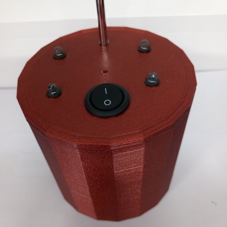 Glitter RED Emf Pod for Ghost Hunts and Paranormal Investigations ...