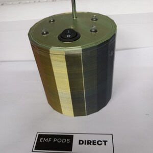 Green,gold,black EMF Pod for Ghost Hunting,paranormal Equipment for ...