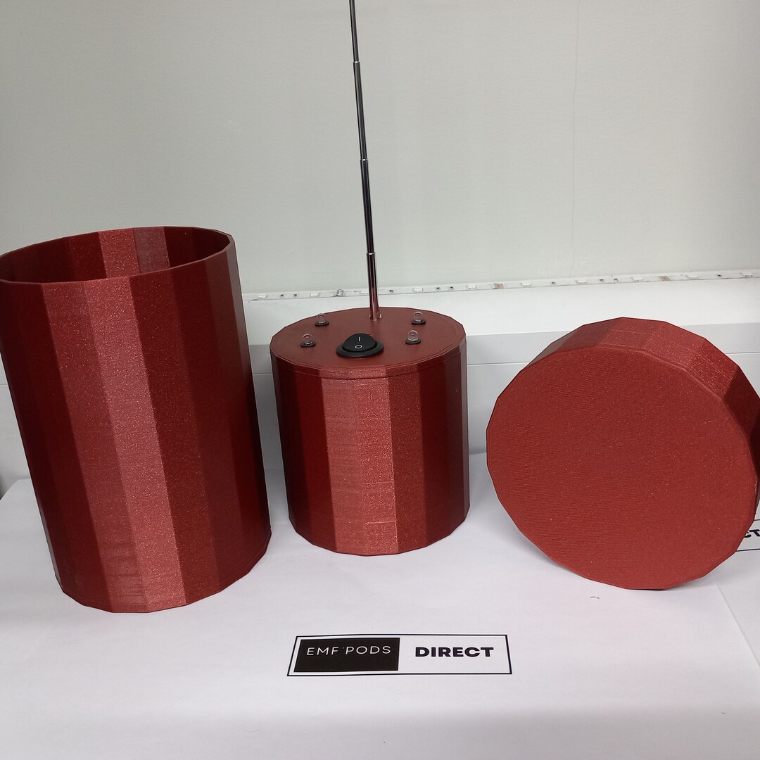 Glitter RED Emf Pod for Ghost Hunts and Paranormal Investigations ...