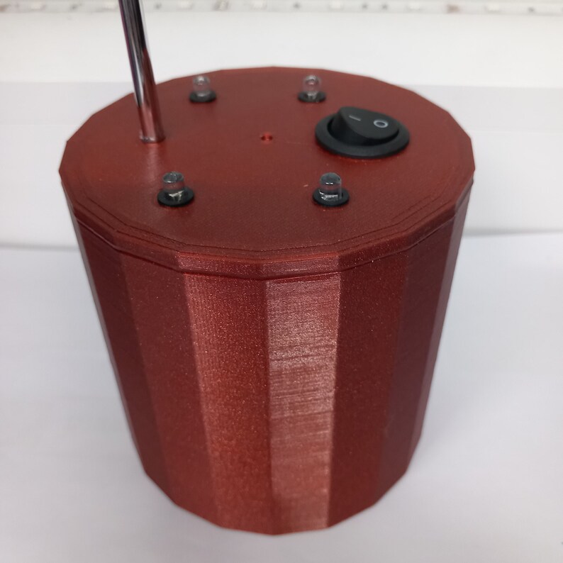 Glitter RED Emf Pod for Ghost Hunts and Paranormal Investigations ...