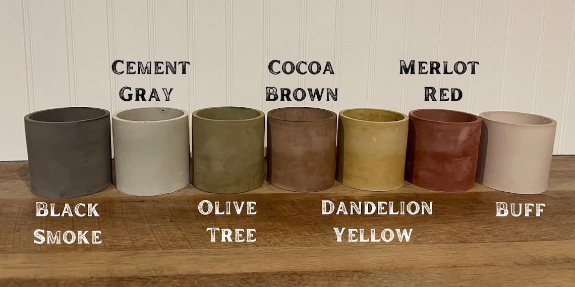 Handmade Stone Cement Concrete Jar L Succulent Planter L Plant - Etsy