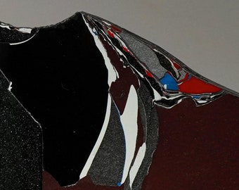 Raw Fordite! Gorgeous, Rare and Unique Unfinished Slab for Jewelry ...