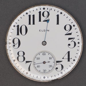 Vintage Elgin Watch Movement. Complete Not Running. Year 1900, Size 16 ...