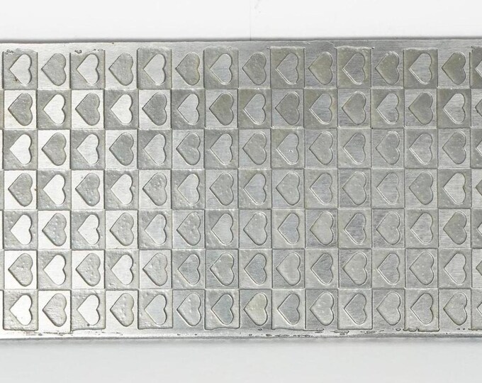 Heart Pattern Plate. Made in U.S.A. Use With Rolling Mill. Great for ...