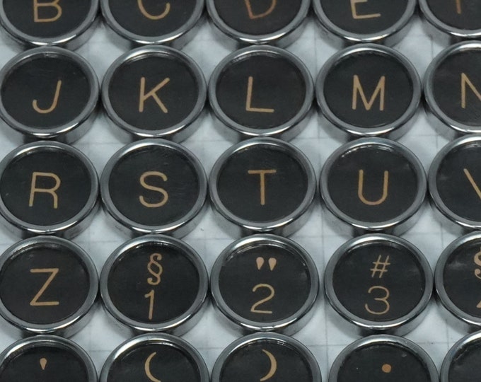 Vintage Typewriter Key: Flat Backed for Jewelry, Steampunk, and Crafts ...