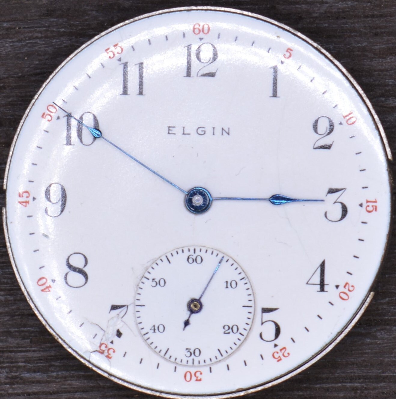 Vintage Elgin Pocket Watch Movement, Complete but Not Running ...