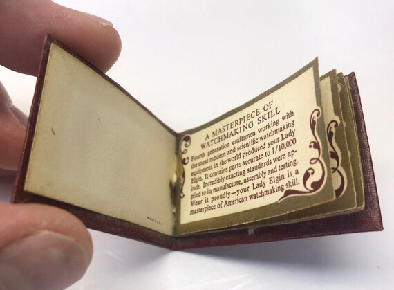 Vintage Lady Elgin Watch Observatory Certificate. Boo… - Gem