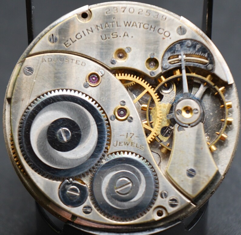 Vintage Elgin Watch Movement. Complete Not Running. Year - Etsy