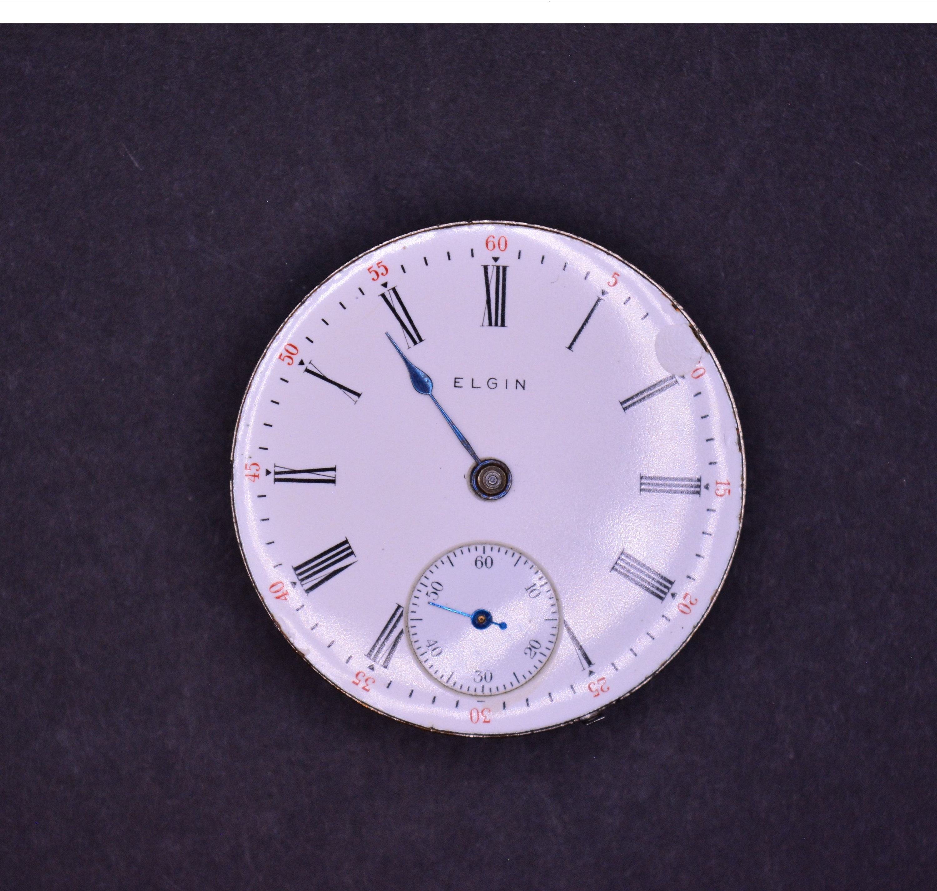 Vintage Elgin Pocket Watch Movement Complete but Not Running. - Etsy