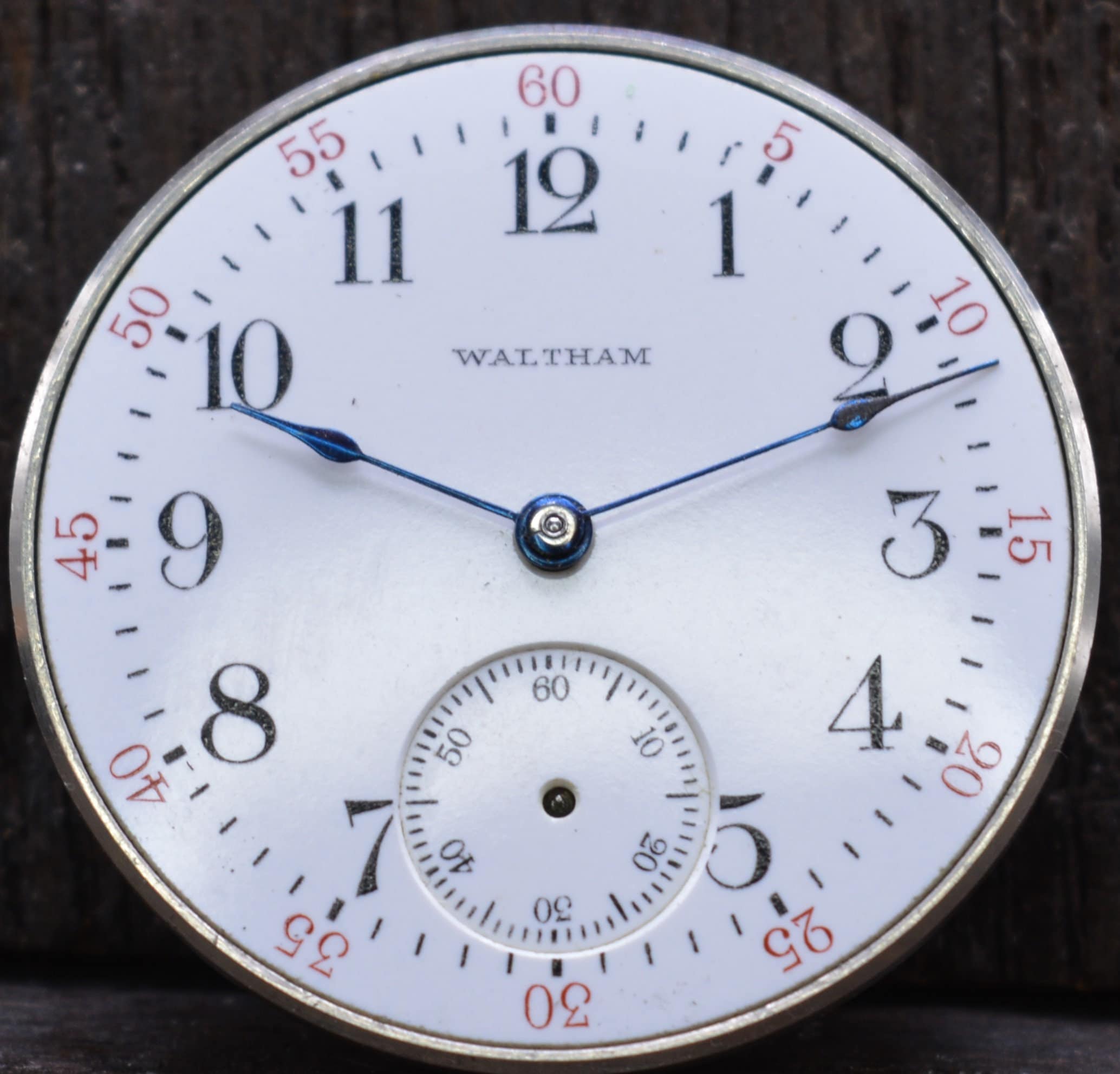 Vintage Waltham Pocket Watch Movement, Complete but Not Running ...