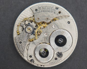 Vintage "veteran" Watch Movement. Complete, Not Running. Size 18, Bad ...