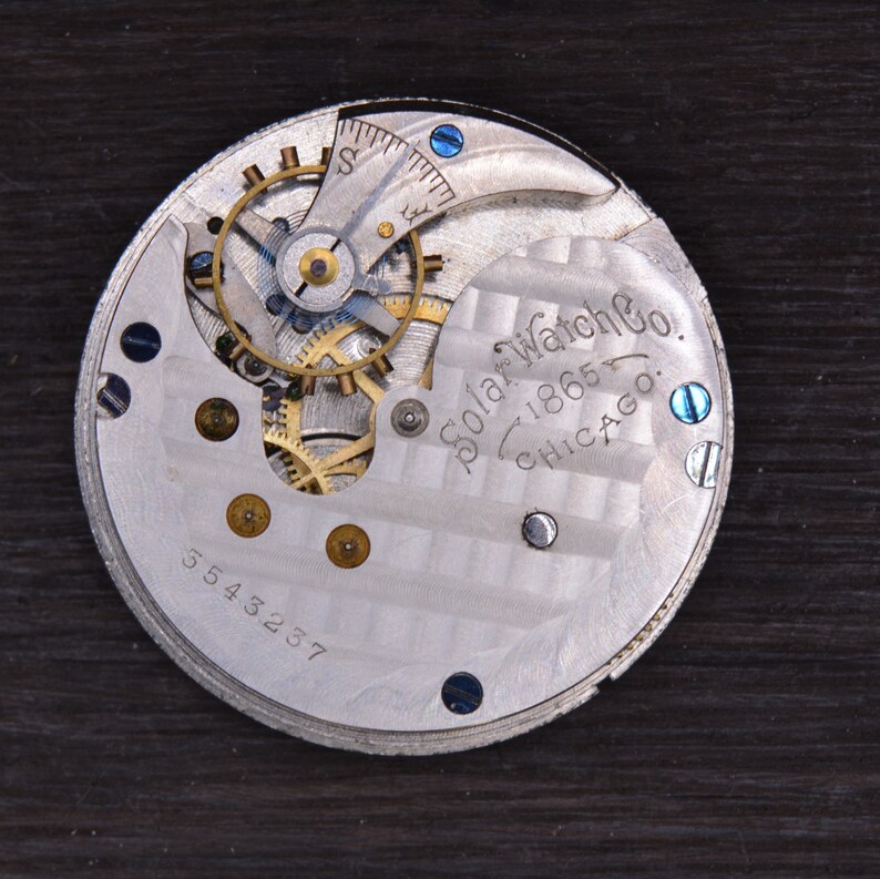 Vintage Solar Watch Company. Watch Movement. Very Nice - Etsy