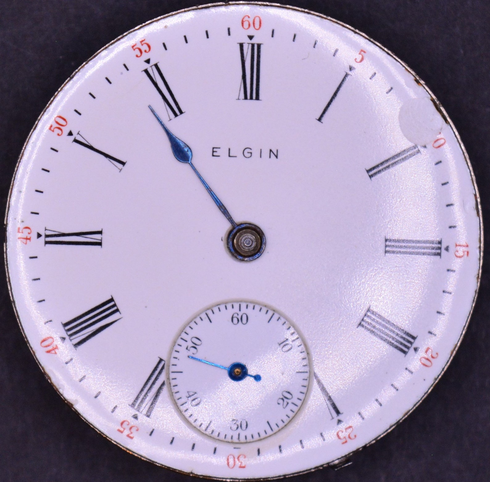 Vintage Elgin Pocket Watch Movement Complete but Not Running. - Etsy