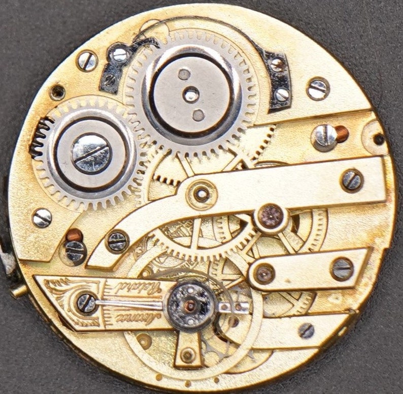 Vintage Unknown Swiss Watch Movement. Complete Not Running. Good Staff ...