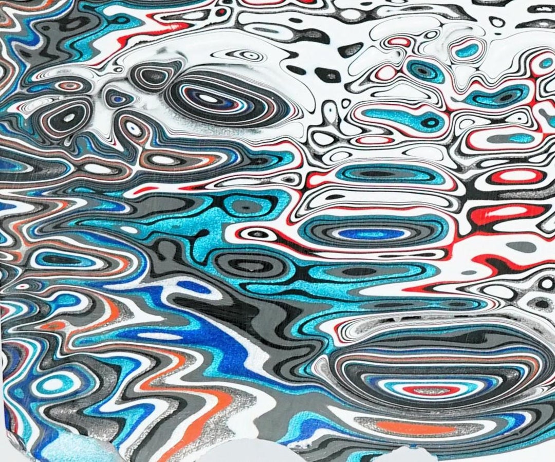 Raw Fordite Gorgeous, Rare and Unique Unfinished Slab for Jewelry ...