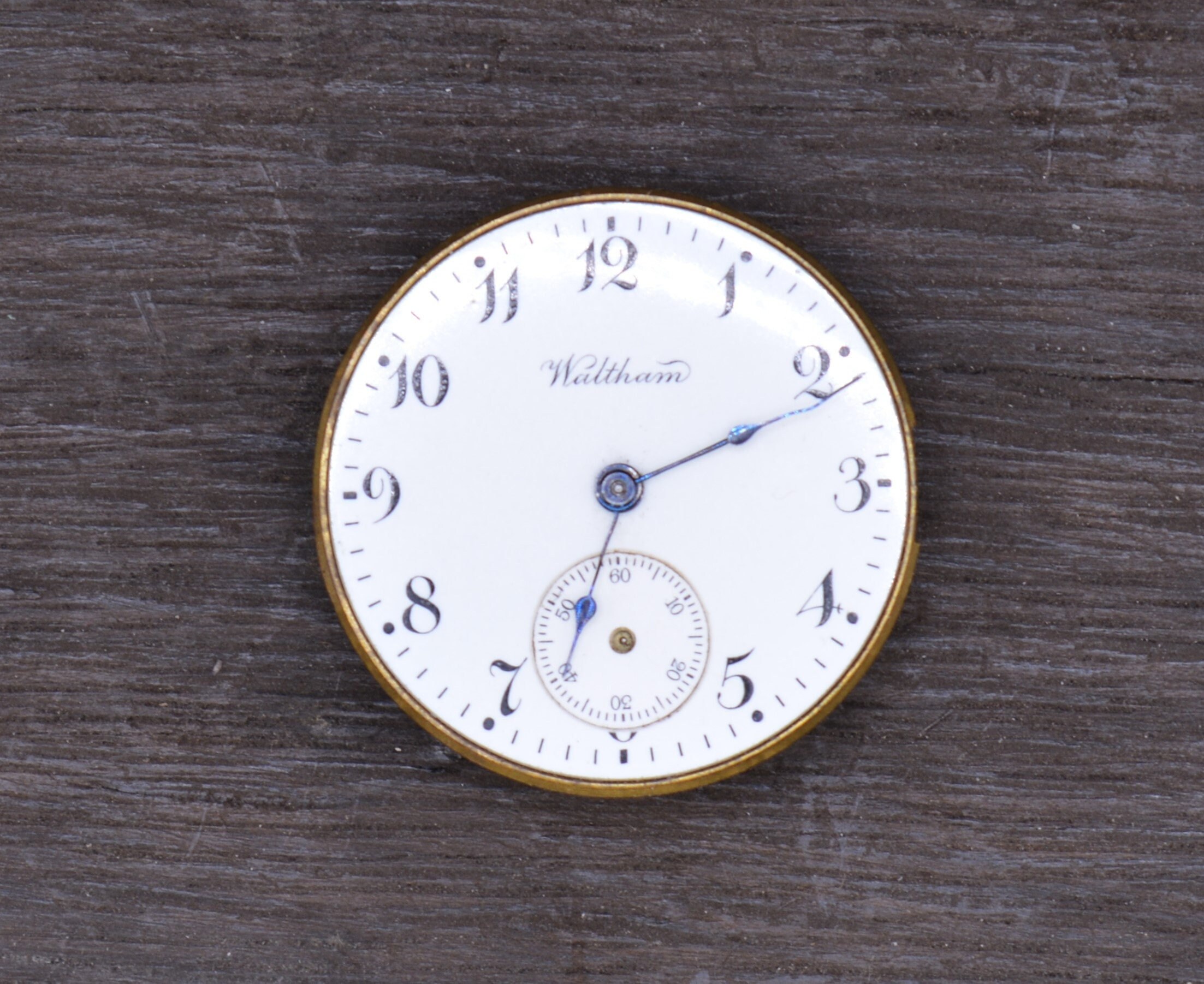 Vintage Waltham Pocket Watch Movement, Complete but Not Running ...