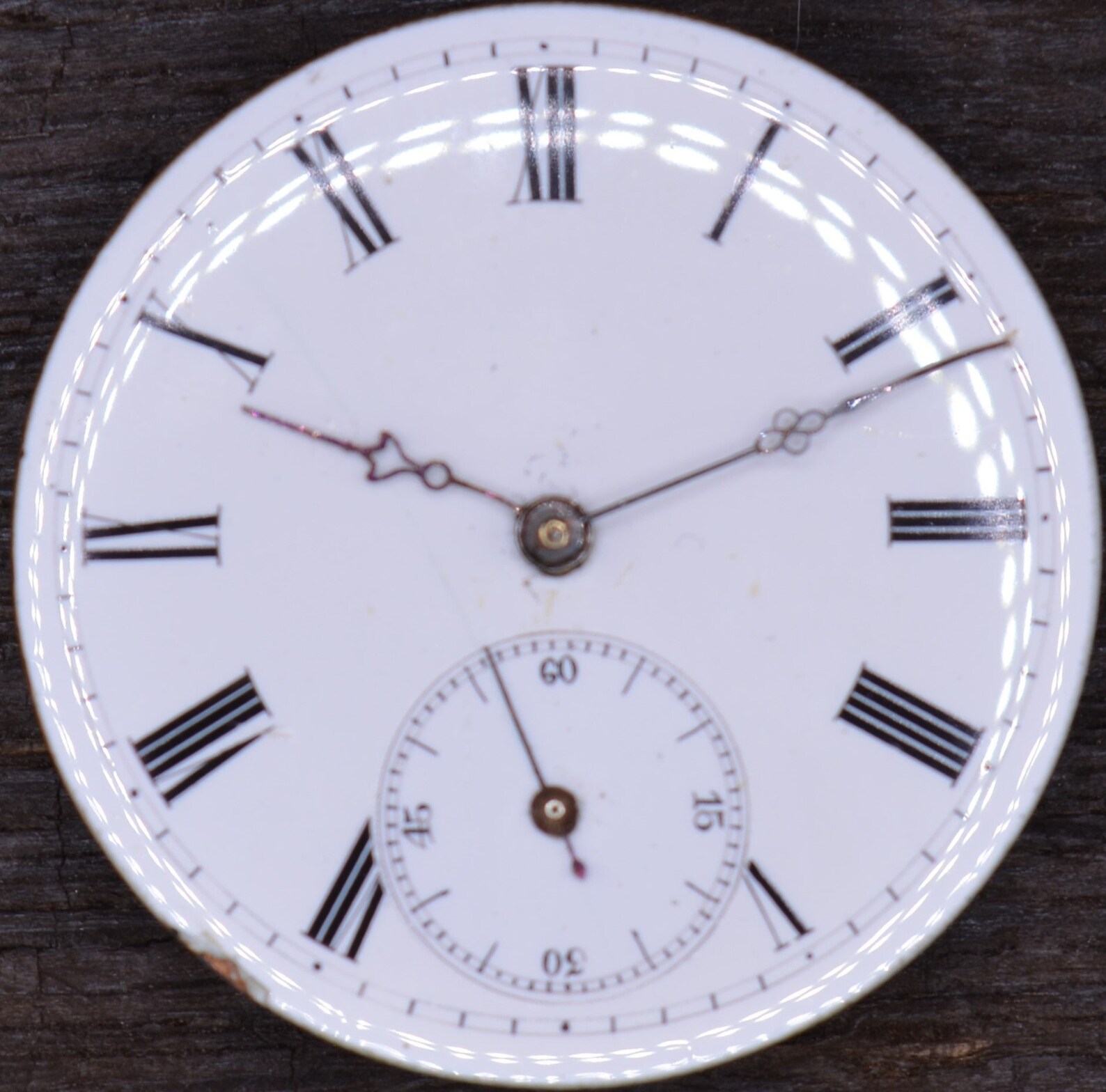 Vintage Swiss Watch Movement. Unknown Maker. Key Wind. Complete, Not ...