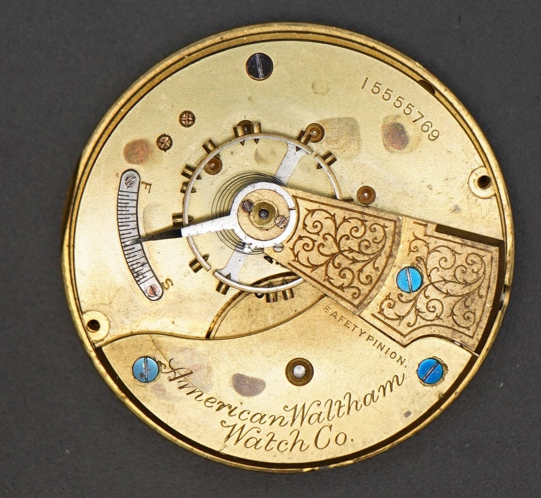 Vintage Waltham Watch Movement. Complete, Not Running. Year 1907, Size ...