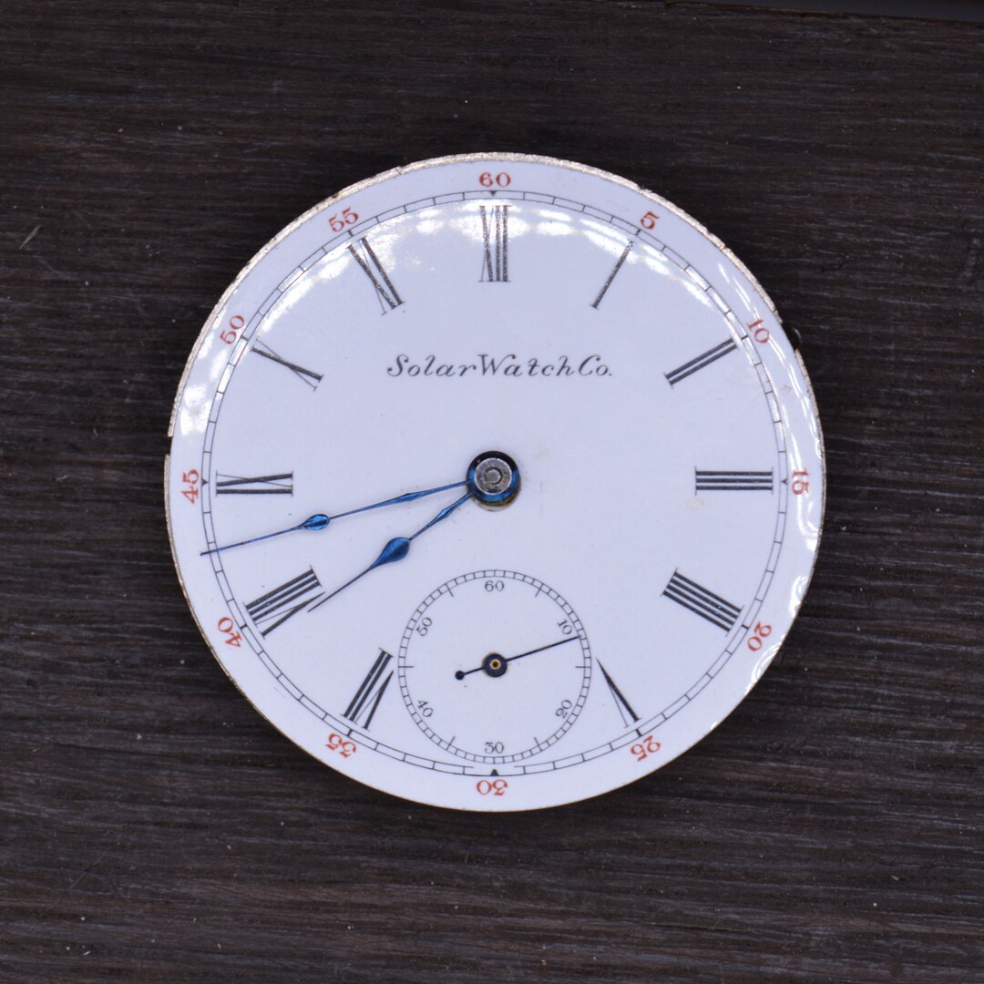 Vintage Solar Watch Company. Watch Movement. Very Nice Looking ...