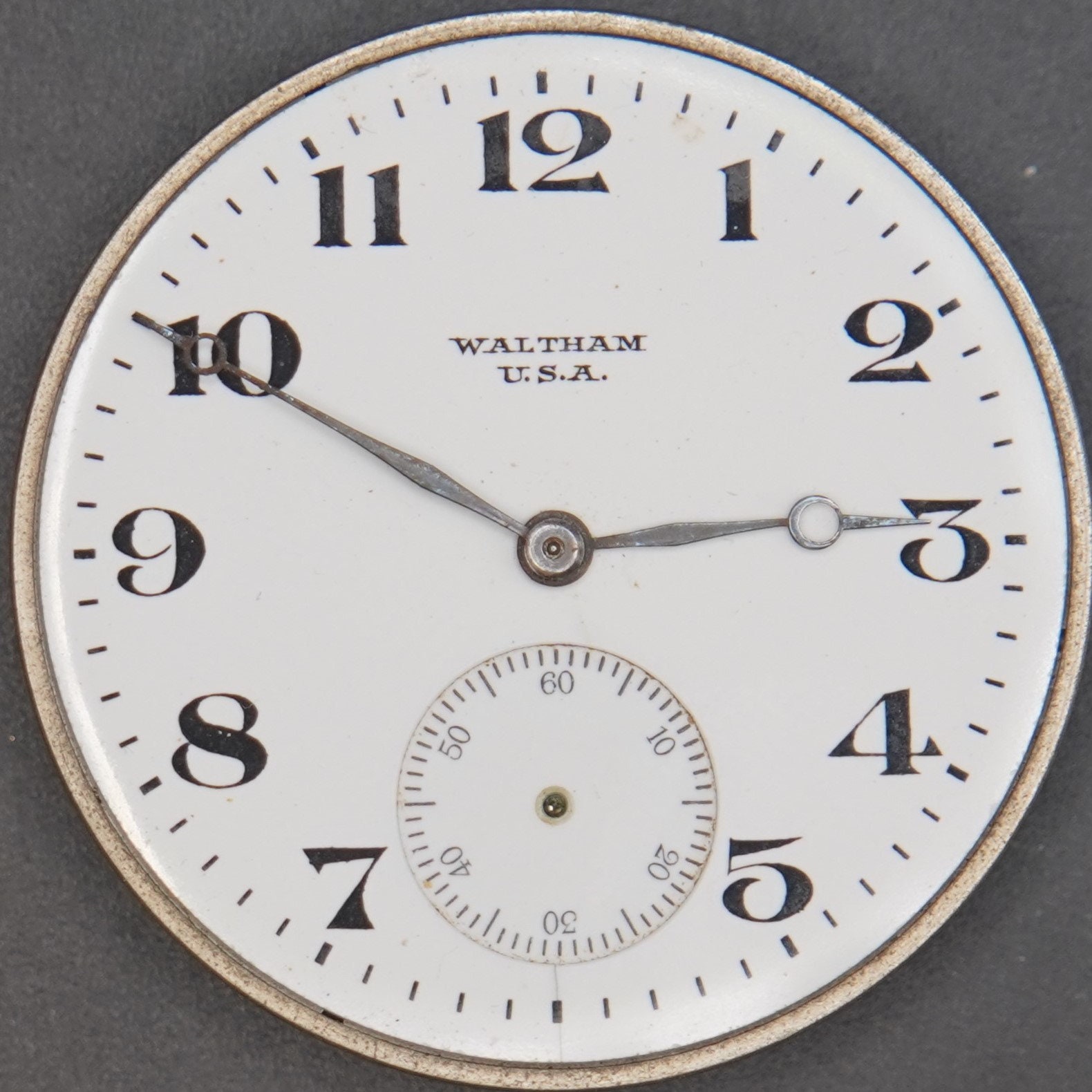Vintage Waltham Movement. Complete, Not Running. Year 1919, Size 12, 7 ...