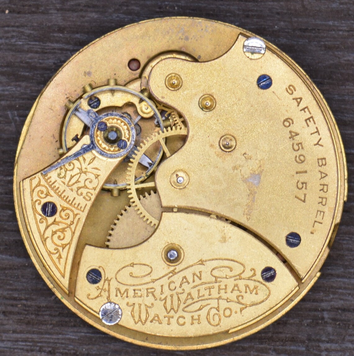 Vintage Waltham Pocket Watch Movement Complete but Not - Etsy