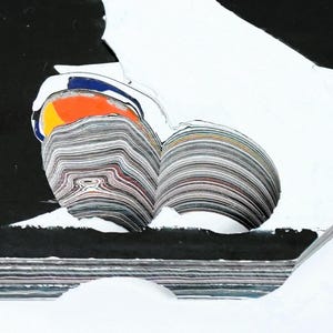 Raw Fordite Gorgeous, Rare and Unique Unfinished Slab for Jewelry ...