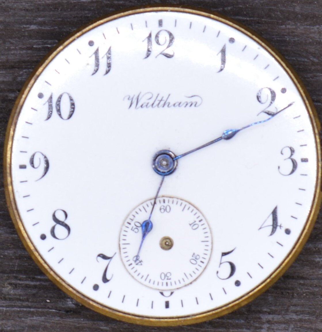 Vintage Waltham Pocket Watch Movement, Complete but Not Running ...