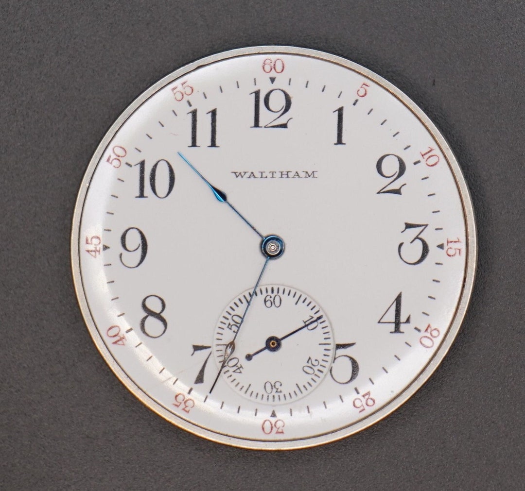 Vintage Waltham Watch Movement. Complete and Ticking! Year 1904, Size ...