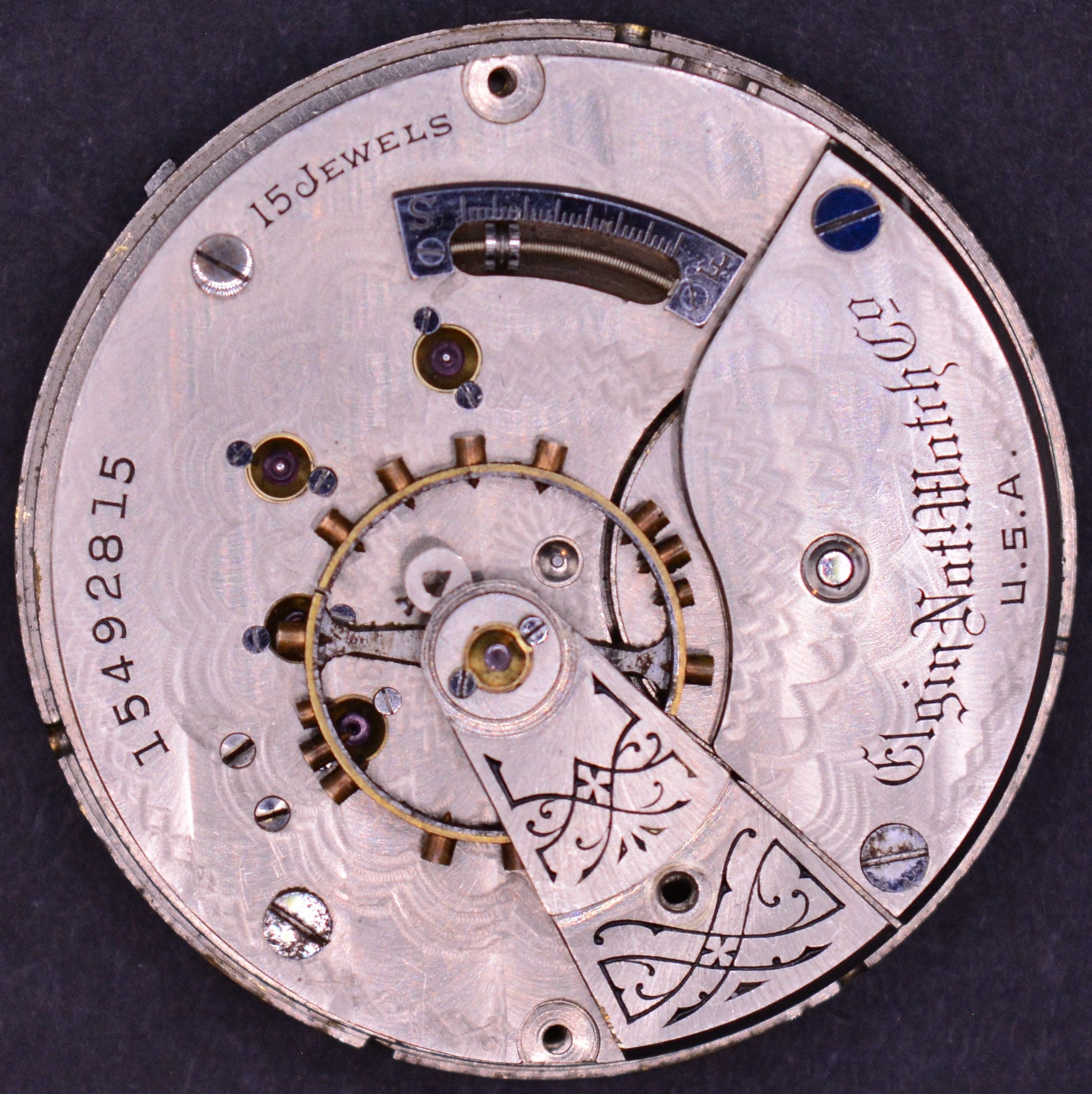 Vintage Elgin Pocket Watch Movement Complete but Not Running. - Etsy