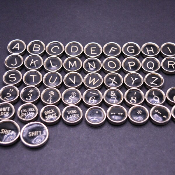 Typewriter Key Ring - Etsy