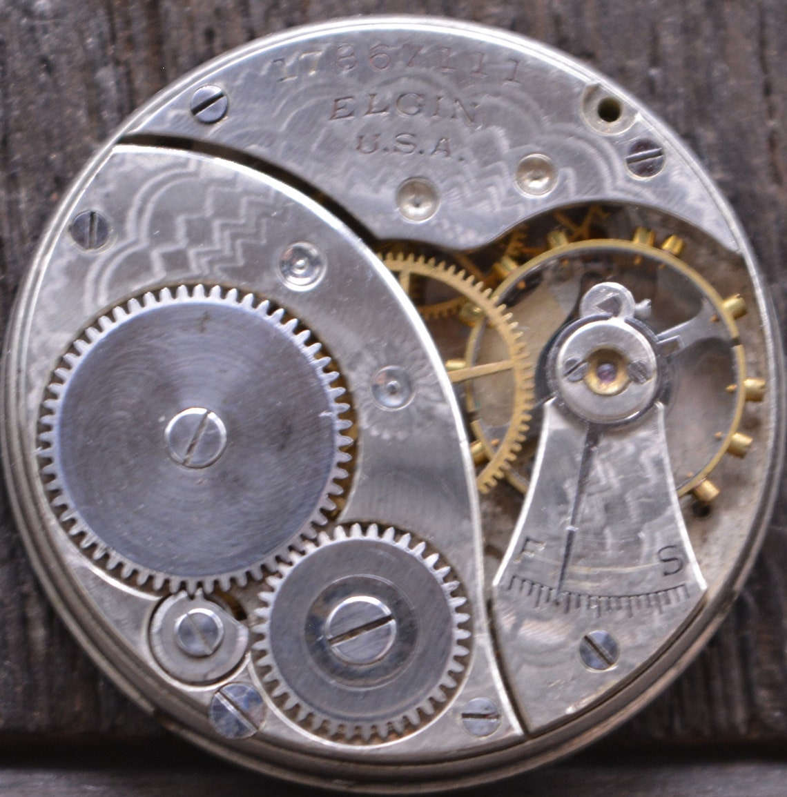 Vintage Elgin Watch Company Pocket Watch Movement Complete | Etsy