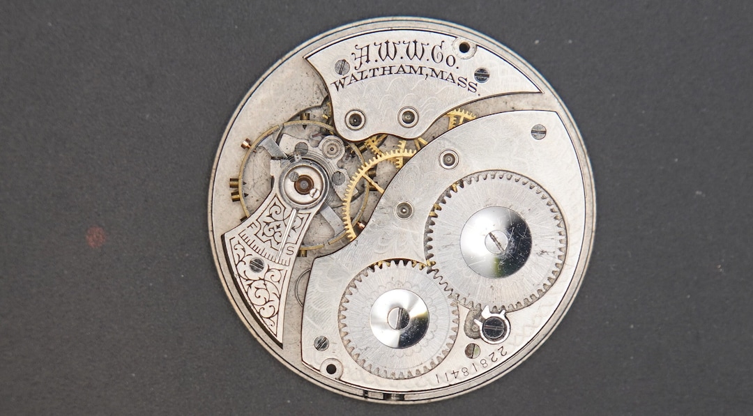 Vintage Waltham Movement. Complete, Not Running. Year 1919, Size 12, 7 ...