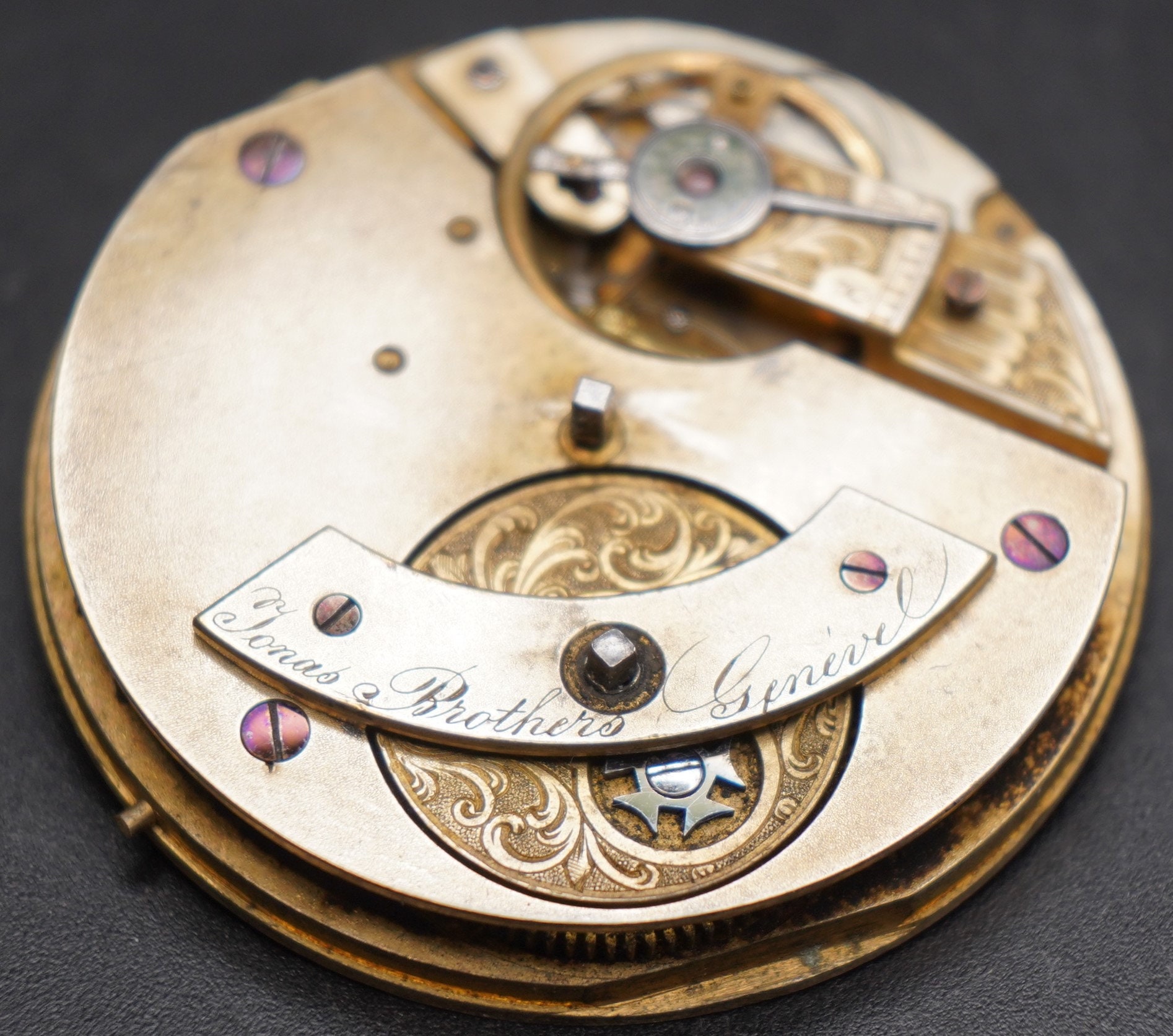 Vintage Tonas Brothers Pocket Watch Movement. Incomplete Not - Etsy