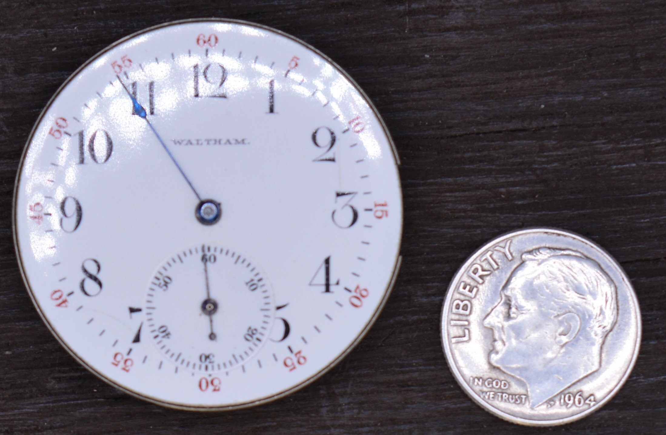 Vintage Waltham Pocket Watch Movement Complete but Not - Etsy