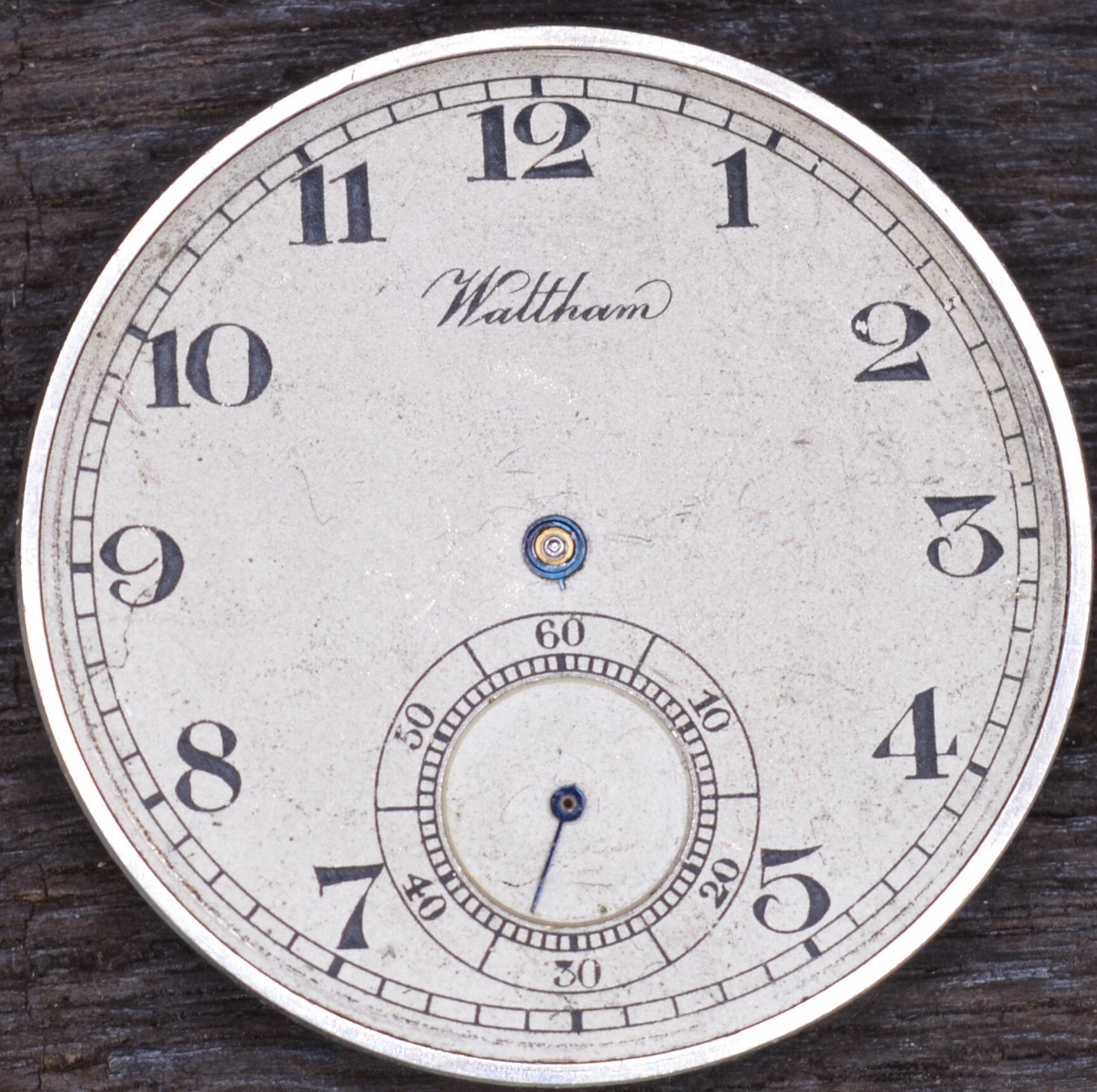 Vintage Waltham Pocket Watch Movement, Complete but Not Running ...