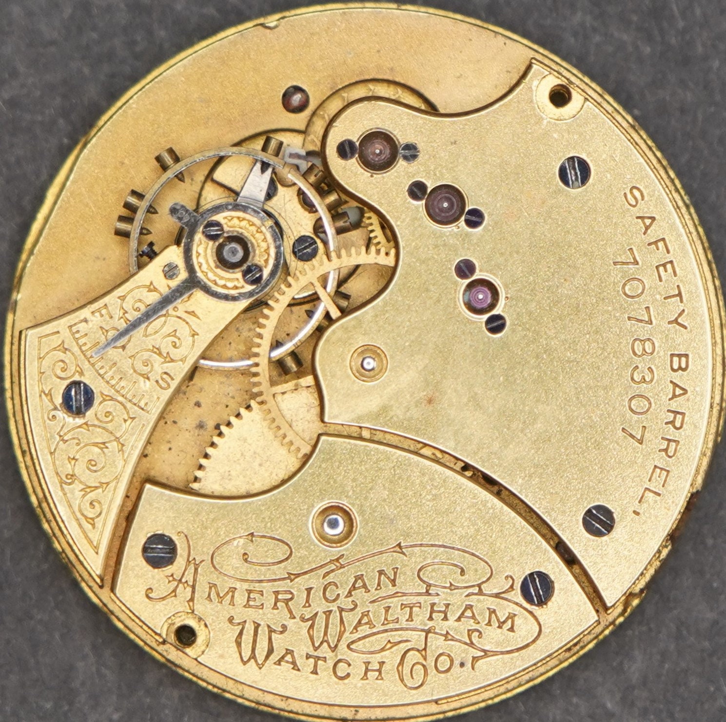 Vintage Waltham Movement. Complete Not Running. Year 1890 - Etsy