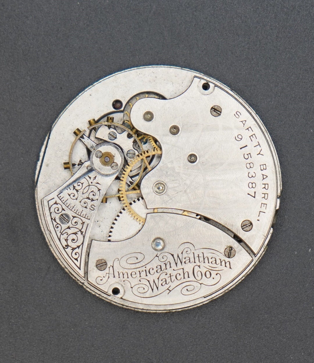 Vintage Waltham Movement. Complete, Not Running. Year 1899, Size 6, 7 ...