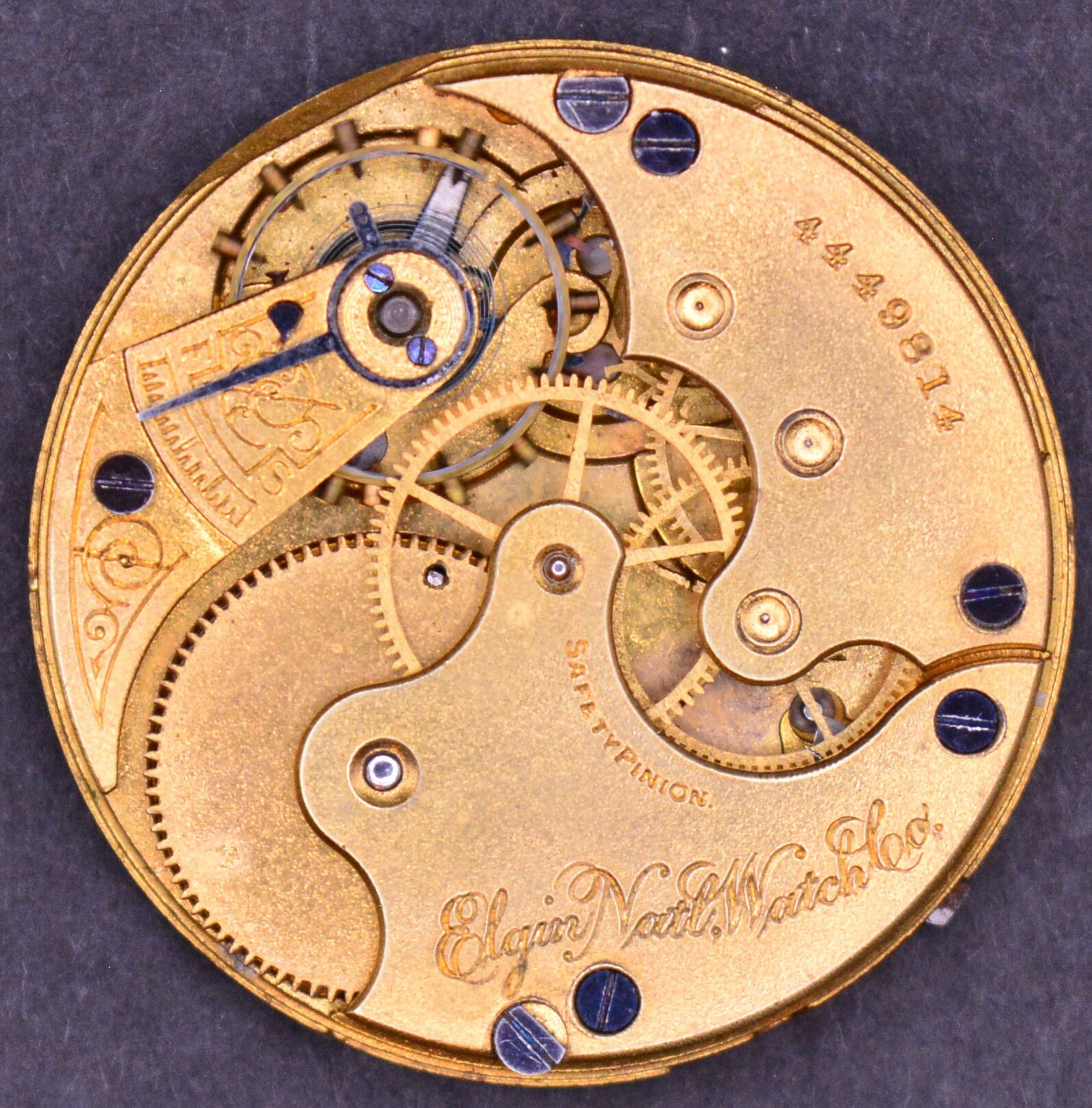 Vintage Elgin Pocket Watch Movement, Complete but Not Running ...