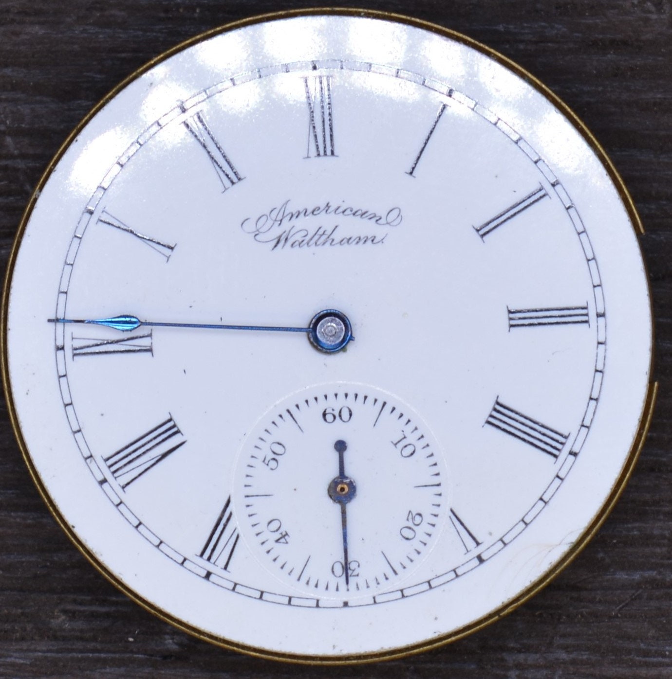 Vintage Waltham Pocket Watch Movement, Complete but Not Running ...