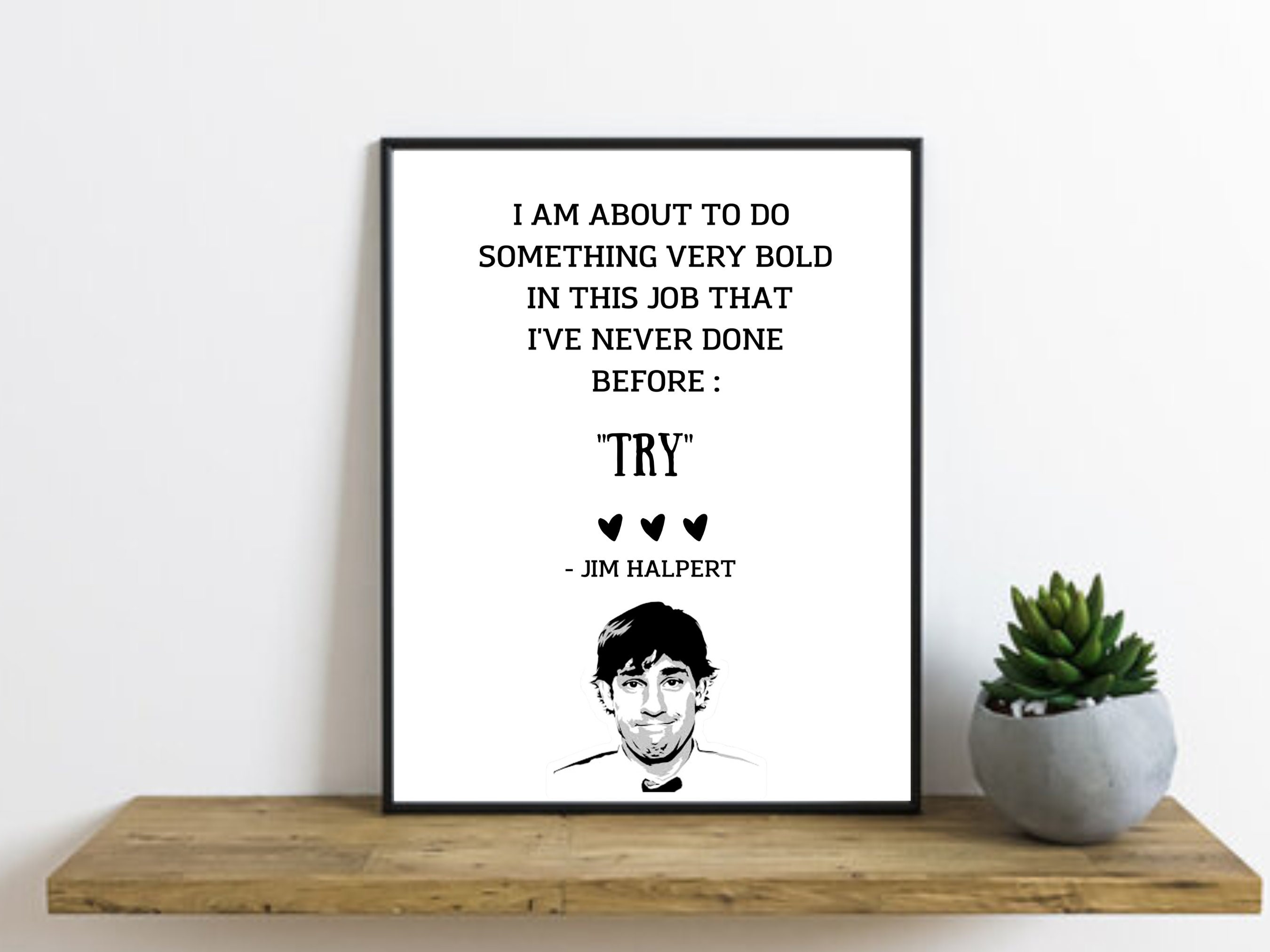 Jim Halpert Quotes / the Office TV Show Printable/ the Office - Etsy