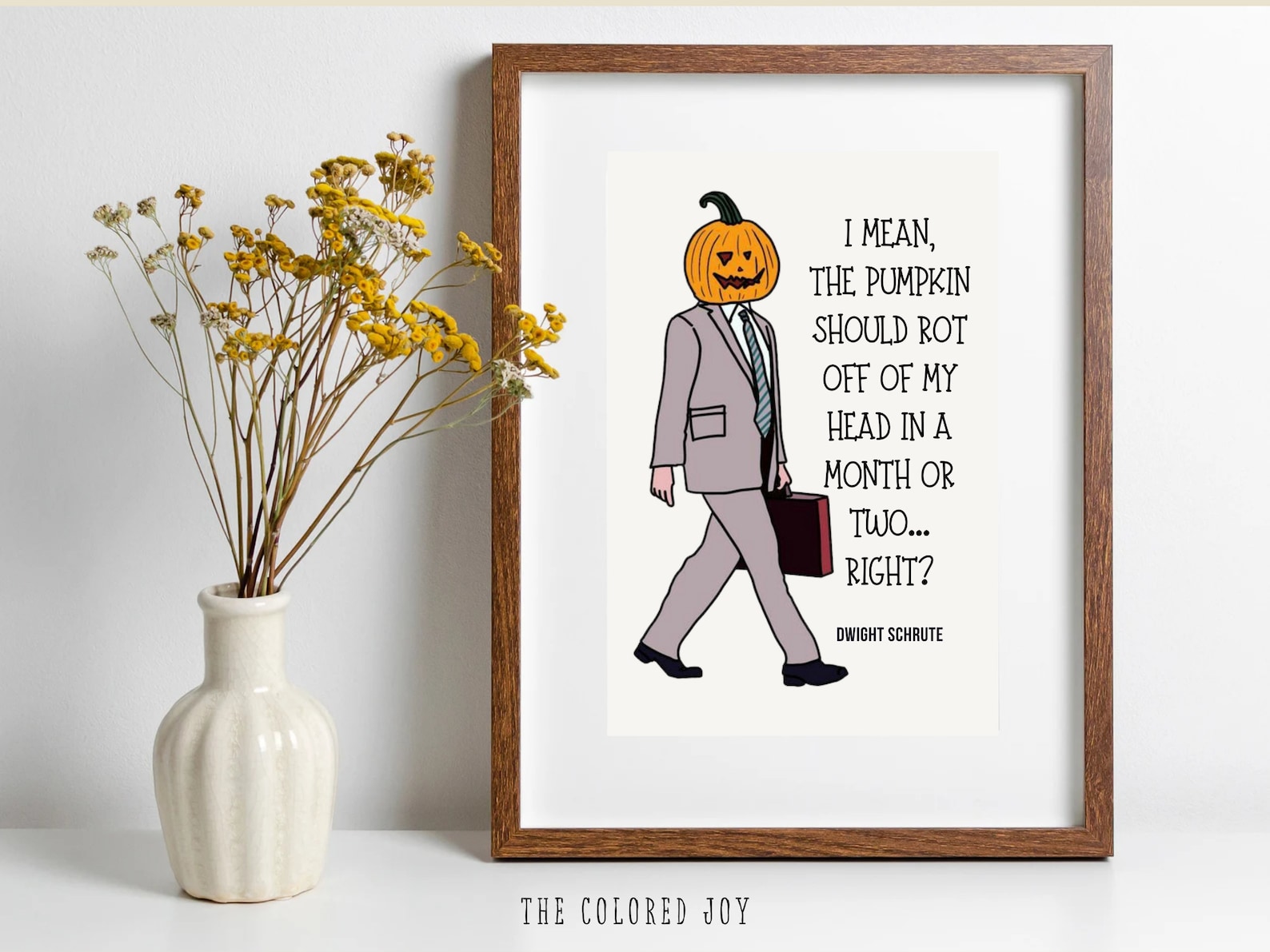 Dwight Pumpkin Head / Dwight Schrute Quotes / the Office - Etsy