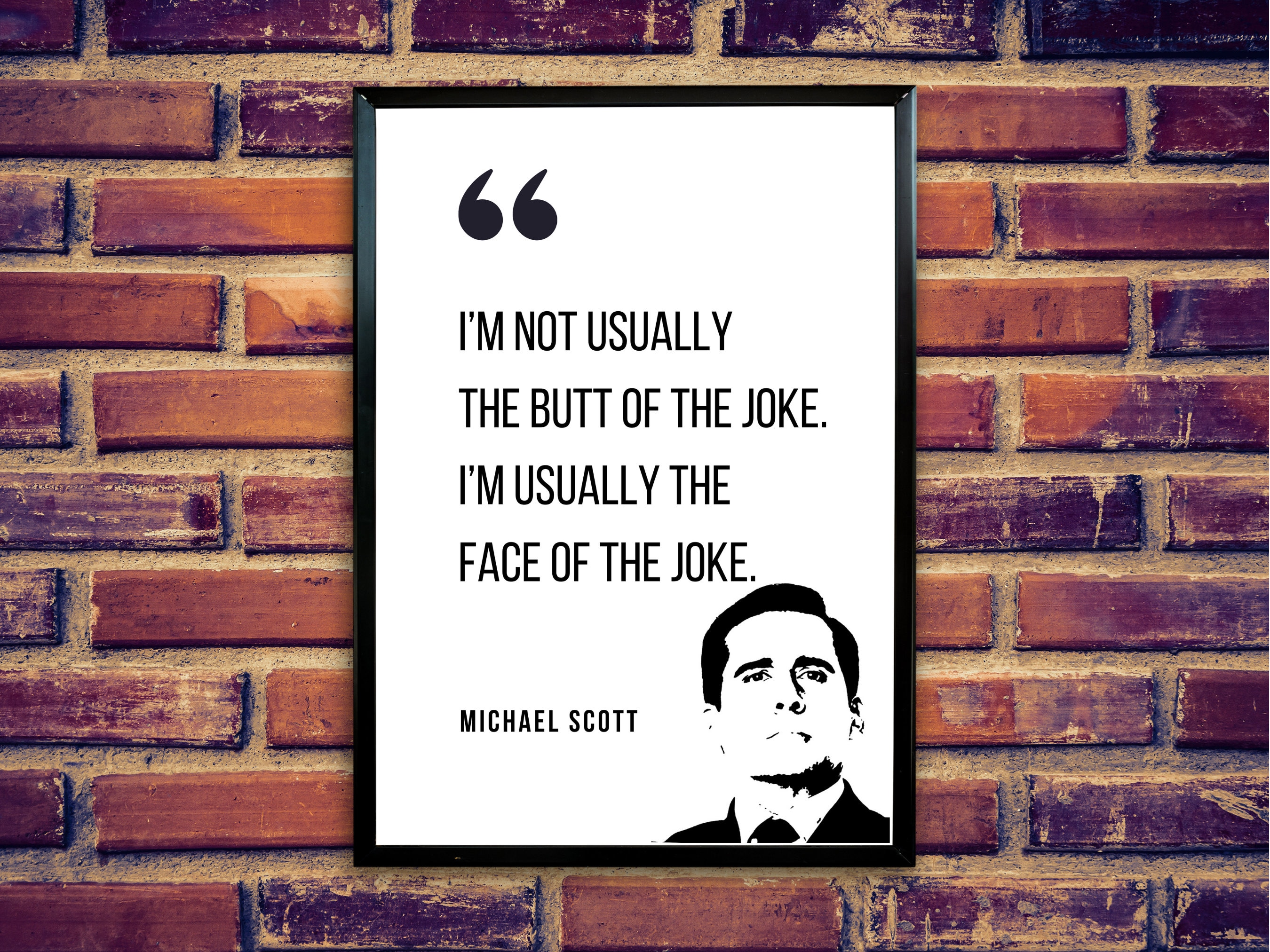 Michael Scott Quotes / the Office TV Show Printable / Wall Art Quote ...