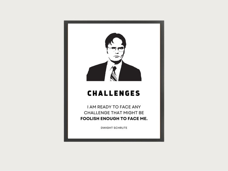 The Office TV Show Quotes Print Set 3 Piece Wall Art the - Etsy