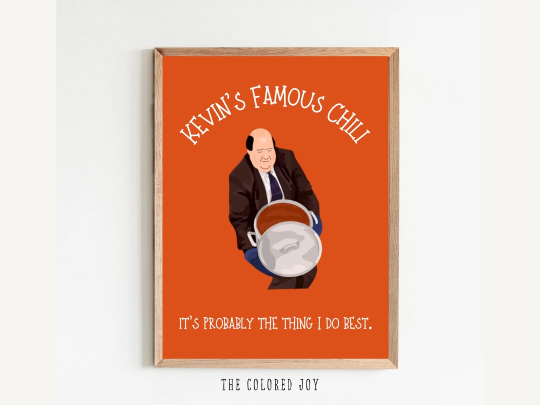 Kevin's Famous Chili - the Office TV Show Art Print (digital Download ...