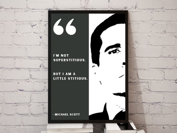 Michael Scott Quotes Wall Art/ the Office Show / the Office - Etsy