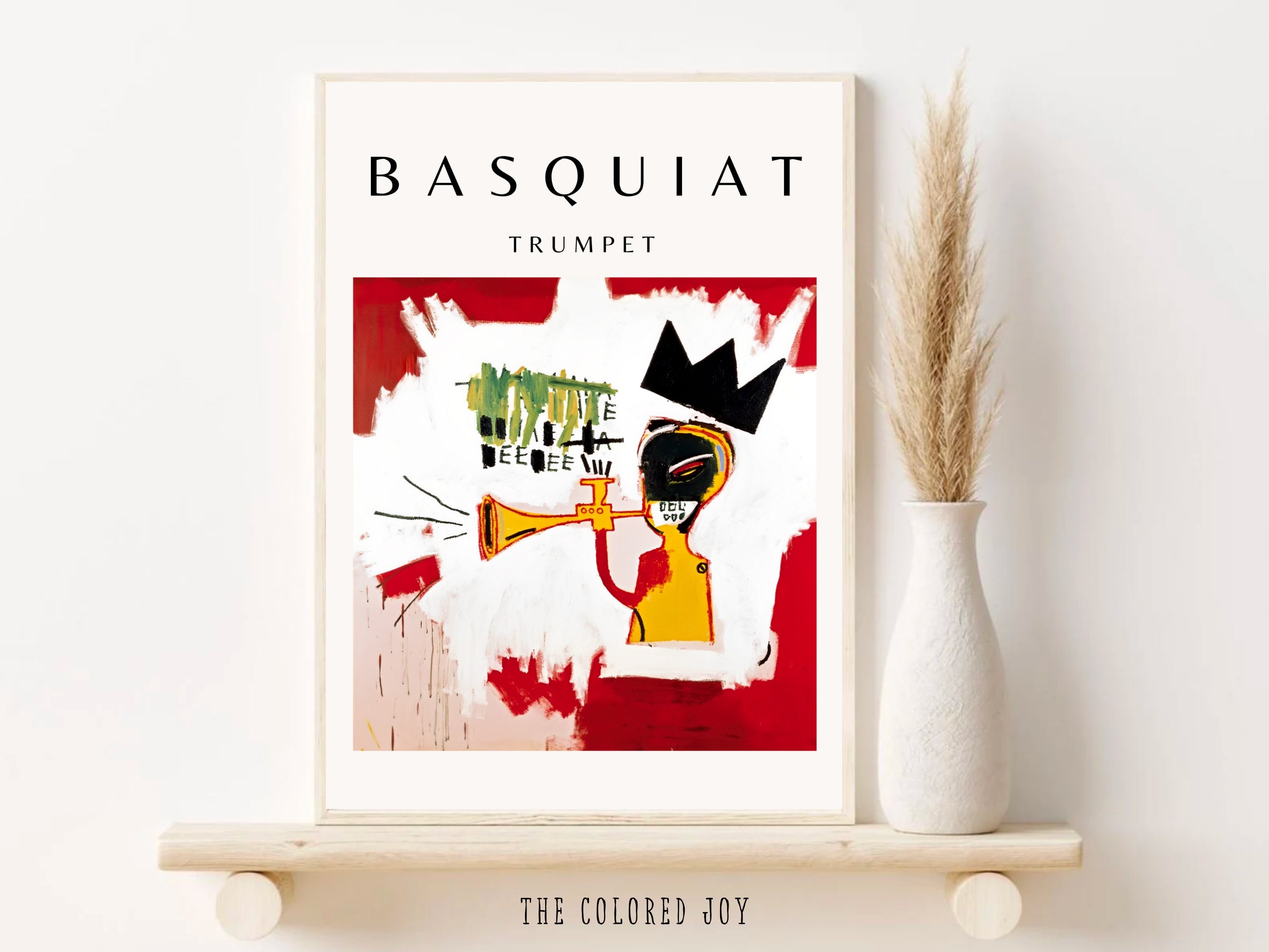 Trumpet Jean Michel Basquiat Poster Basquiat Poster Print - Etsy