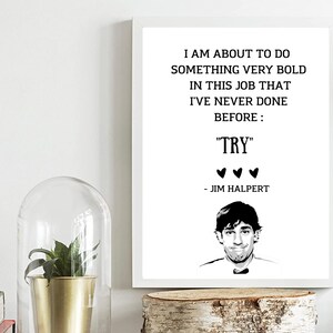 Jim Halpert Quotes / the Office TV Show Printable/ (Download Now) - Etsy