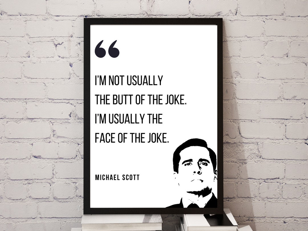 Michael Scott Quotes / the Office TV Show Printable / Wall Art Quote ...