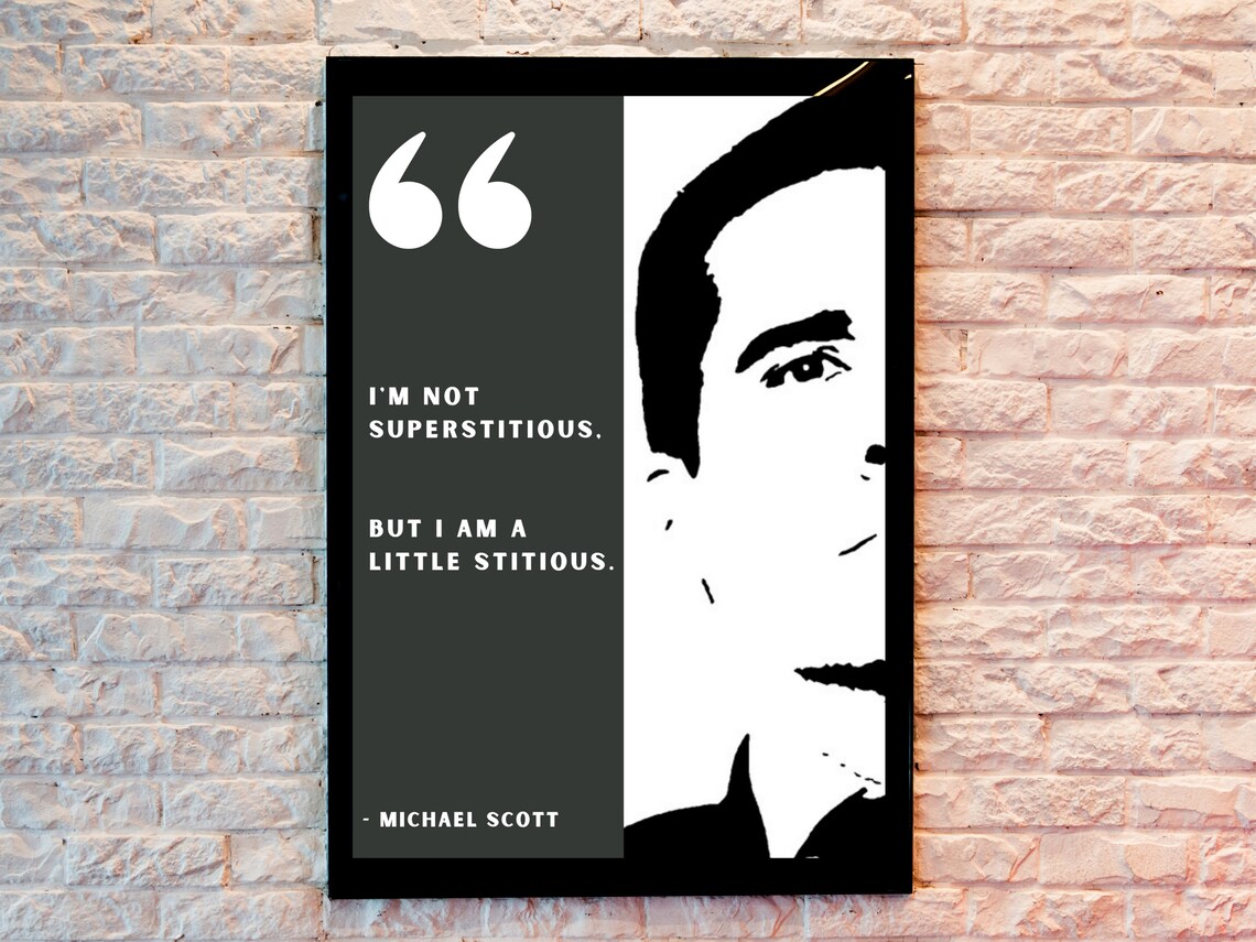 Michael Scott Quotes Wall Art/ the Office Show / the Office - Etsy